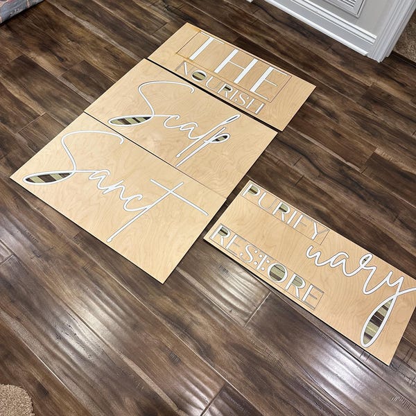 Custom Backdrop Sign, Name Sign for First Birthday Party, Wood Cut Out ...