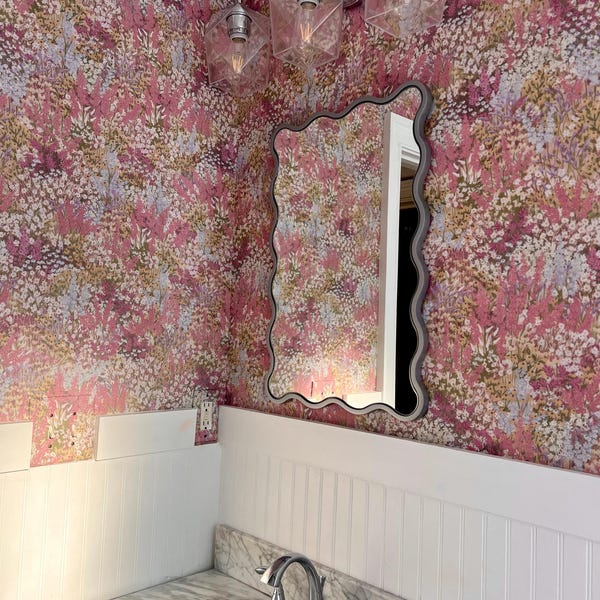 Rectangle Mirror With Rounded Corners, Minimalist Wall Mirror ...