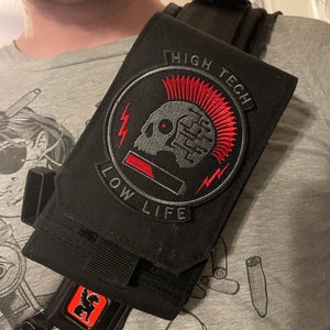 High Tech Low Life Patch - Etsy