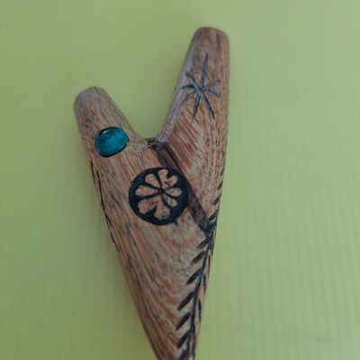 Kuripe Tepi Set Necklace Kuripe Made of Chonta Wood - Etsy