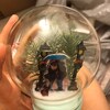 Make Your Own Round Plastic Sphere Snow Globe Snowdome Kit With Black ...