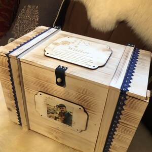 Large Storage Box / Wooden Memory Box / Storage Box / Memory Box ...