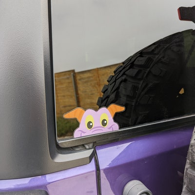 Figment Peeker Transparent Car Decal/ Peekaboo Window Bumper Vinyl ...