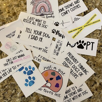 Any 25 Stickers, Sticker Bundles, Vinyl Stickers for Laptops, Water ...