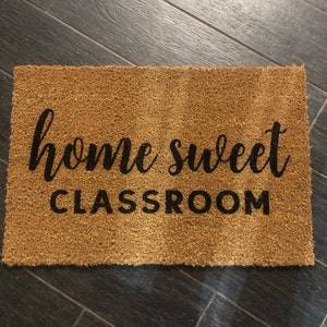 Home Sweet Apartment Doormat, Welcome Mat, Housewarming Gift, Welcome ...