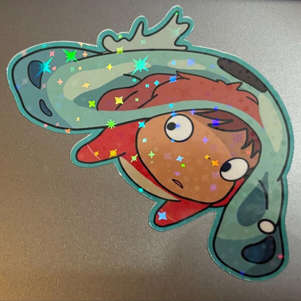 Ponyo Studio Ghibli Art, Ponyo Sticker, Goldfish Sticker, Ghibli ...