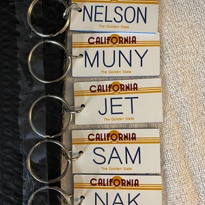 Personalized Engraved California Classic Replica License Plate - Etsy