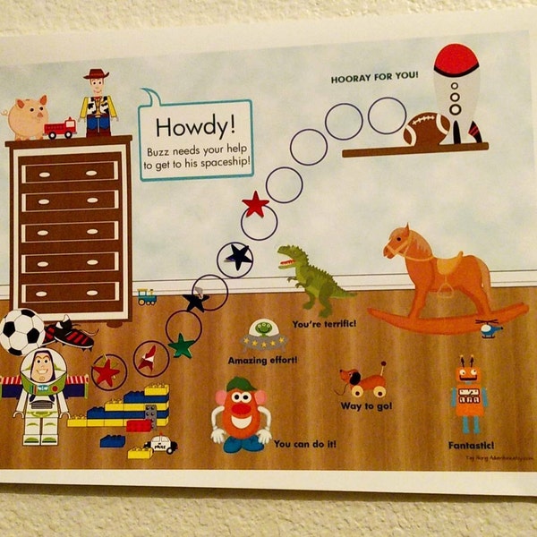 Personalized Chart for Kids - Construction Adventure- Printable PDF or ...