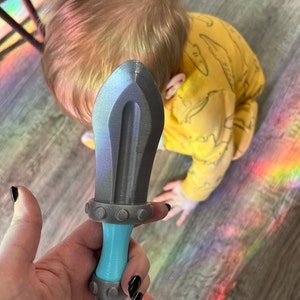 Baby's First Sword Fun Rattle Sensory Toy for Babies and Toddlers - Etsy