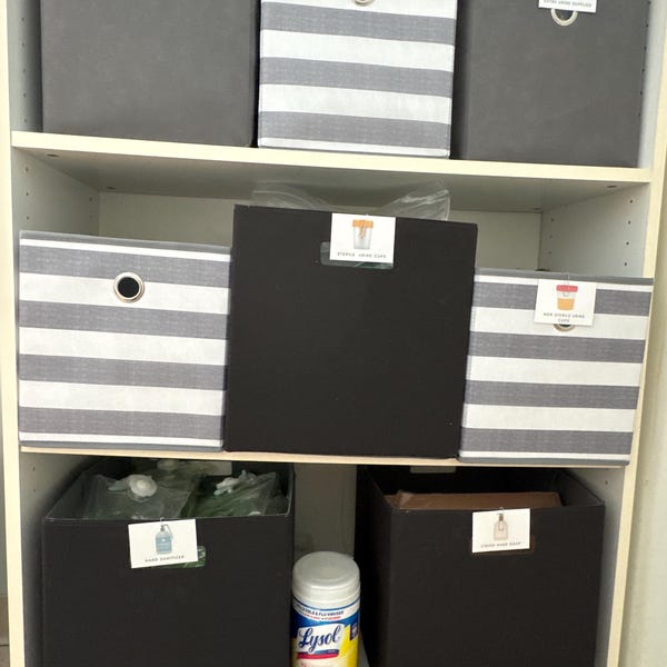 Garage Storage Labels, Organized Labels, Custom Labels, Basement ...