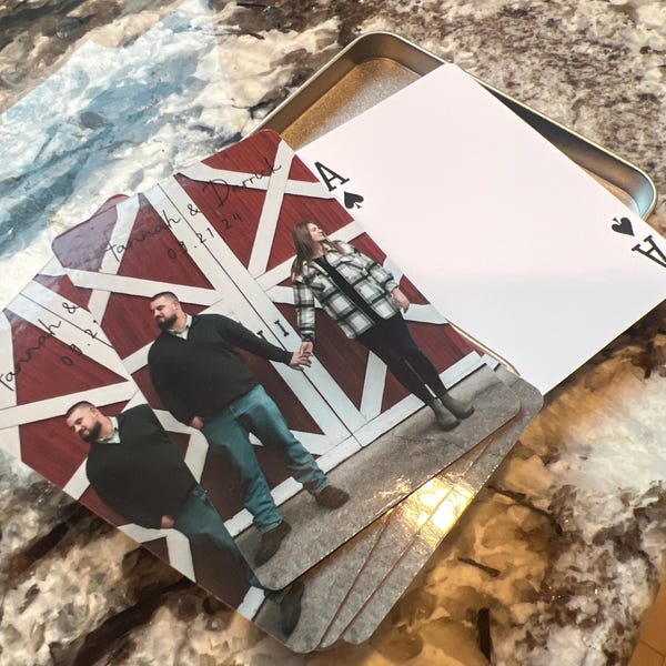 Custom Playing Cards, Personalized Photo Album Alternative, Family ...