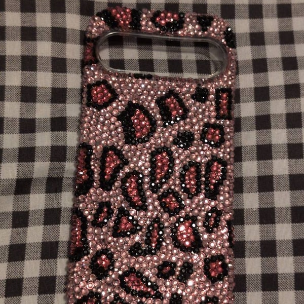 Cute Phone Case Black Ribbon Sparkle Phone Covers Zebra Print Made to ...