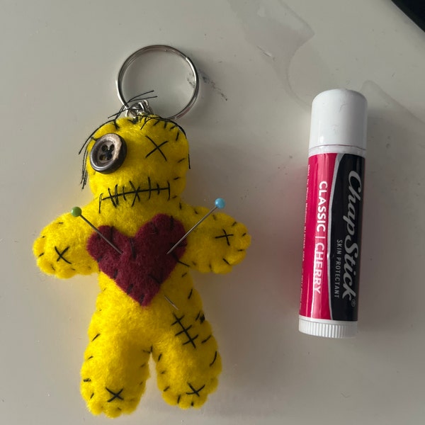 Voodoo Doll Keychain-back Pack Charms-mini 3 Inch Voodoo Doll With ...