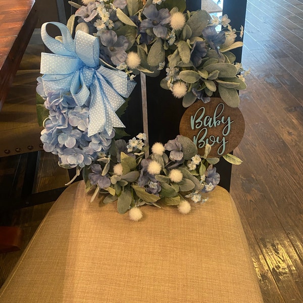 Rustic Sympathy Wreath, Memorial Door Hanger With Flowers, Bereavement ...