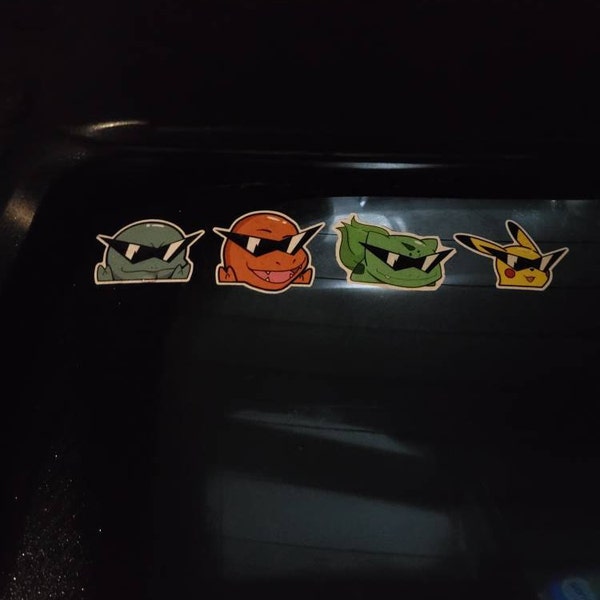 Pokemon Squad Stickers - Squirtle Squad - Pokemon Stickers - Charmander ...