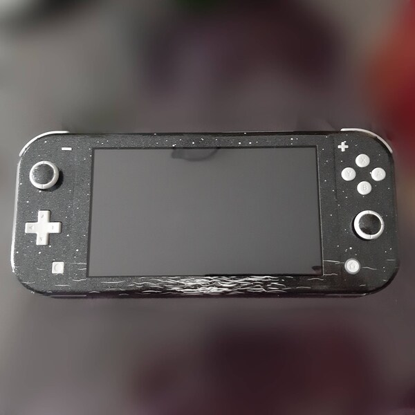 Nintendo Switch Lite Skin Full Moon // Black and White Moon Nintendo ...