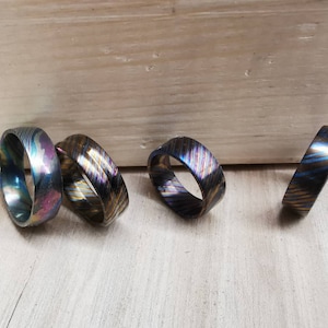 Zircuti Rod 4 Alloys,2"(50mm) Diameter,(black Ti Damascus Rod)size ...