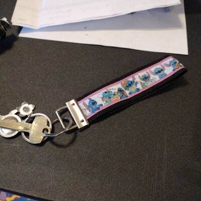 Lilo & Stitch Disney Key Fob FE Gift, Wristlet, FE, Fish Extender, Lilo ...