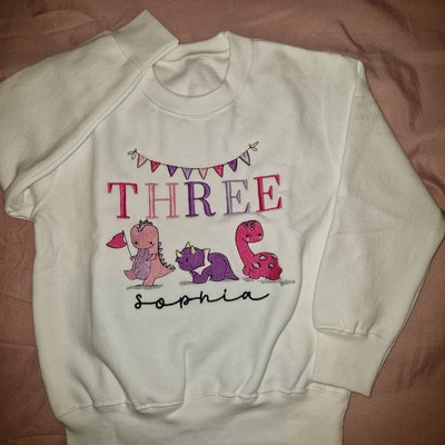 Personalised Easter Sweatshirt, Embroidered Easter Jumper, Bunny ...