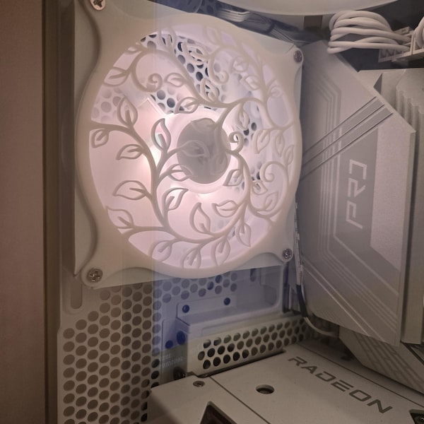 Creeping Vine - Gaming Computer Fan Shroud/ Grill /cover - Custom 3D ...