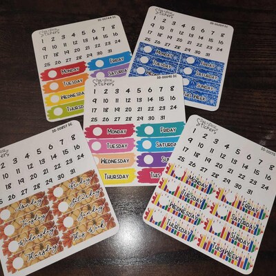 NEW Weekly Sticker Kit Patriotic July 4th Stickers 4th of July Memorial ...