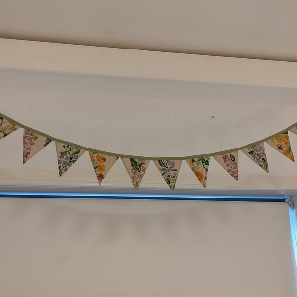 Emma Bridgewater Thousand Flowers Fabric Bunting Banners Celebration - Etsy