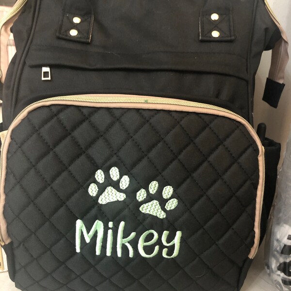 Personalized Pet Tote | Backpack | Pet Bag | Personalized Dog Bag ...