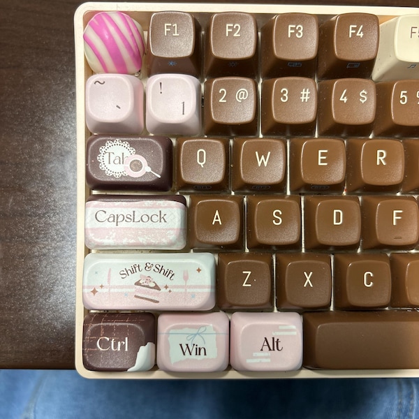 Chocolate Icing Bonbon Artisan Keycap: Kawaii Resin Mechanical Cap - Etsy