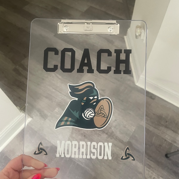 Coach Clipboard, Personalized Clipboard Coach, Coach Gift, Cheer Coach ...