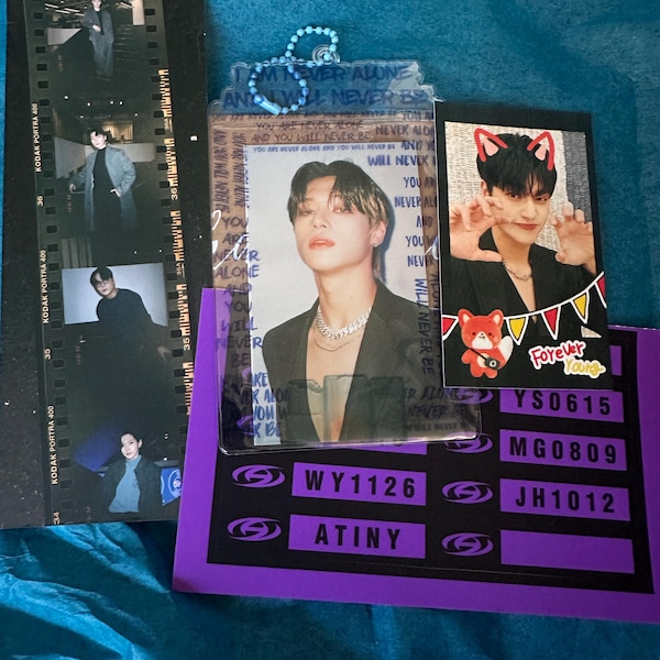ATEEZ Pcs the Movement Album Photocards Orange Album - Etsy