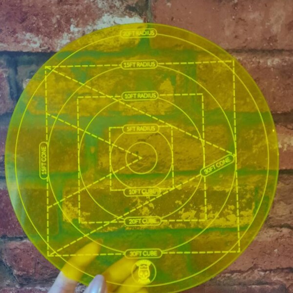 Area of Effect Spell Templates / Spell Rulers Dungeons and Dragons ...