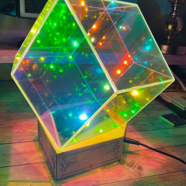Night Light for Home Decor: Starfield Rhombic Dodecahedron Infinity ...