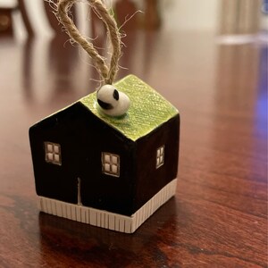 Norway House Forest Cabin Ceramic Little House Tree - Etsy