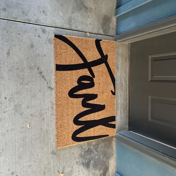 Extra Large Personalized Name Doormat,large Last Name Personalized ...