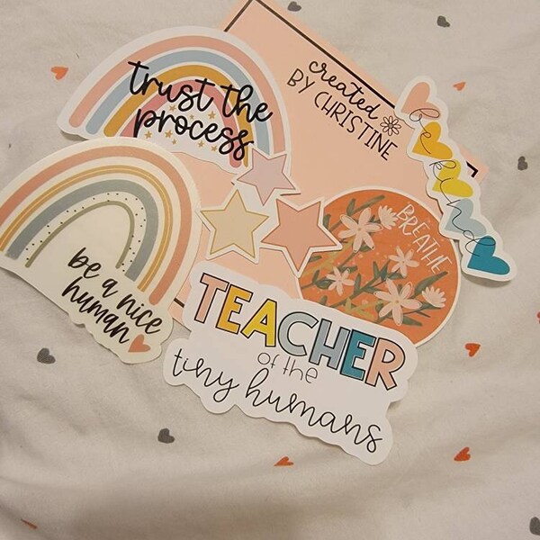 Teacher of the Tiny Humans | Teaching Sticker, Classroom Gift, Teacher ...