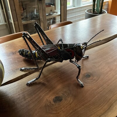 Angry Angler, Scrap Metal Sculpture - Etsy