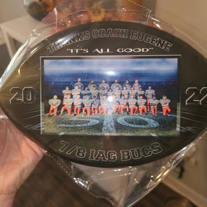 Personalized Football Shape Plaque. Makes for Great Team Gifts, Senior ...