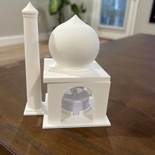 Mini Mosque 3D Printed With Flickering Tea Light | Islamic Home Decor ...