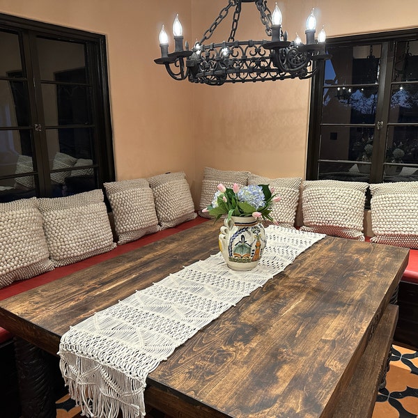 Hand Loom Woven Cotton & Wool Chunky Loops Textured Cushion Cover 20 ...