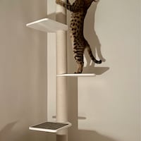 Cat Tree Floor to Ceiling, Tall Cat Tree, Cat Tower, Modern Adjustable ...