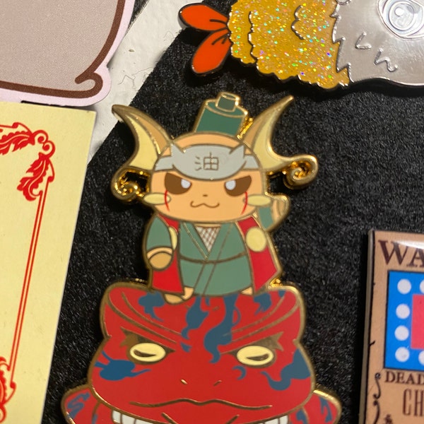 Cosplaying Pikachu (detective Pikachu) Anime Enamel Pin - Etsy