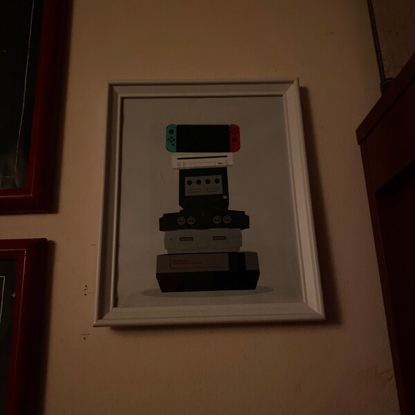 Mario Kart Weapon, Nintendo, Home Decor, Minimalist, A3 A4 Print ...