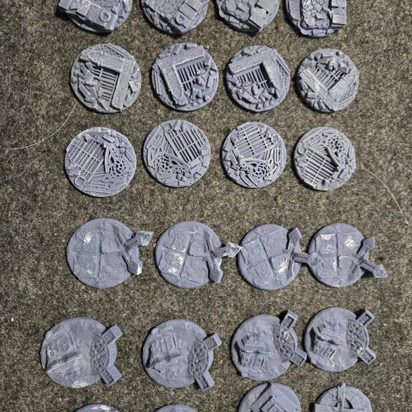 Atlantis Themed Bases Admiral Apocalypse Resin Bases - Etsy