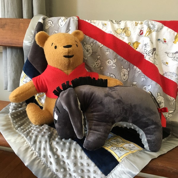 Letter M 8087 Pattern Winnie Pooh and Friends Stuffed Animal Toy Piglet ...