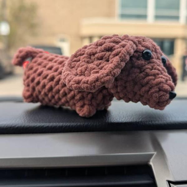 Dachshund Dog Crochet Patterns, Stuffed Animal Crochet Pattern ...