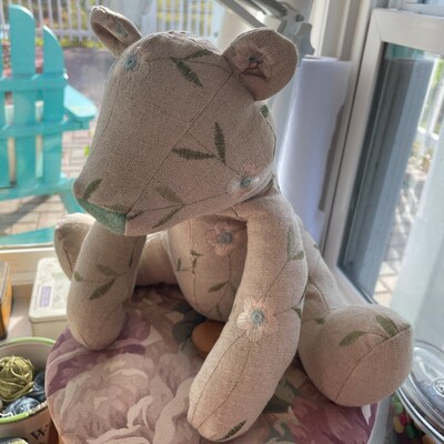 Teddy Bear Sewing Memory Bear Pattern Easy Sewing Pattern Simple Bear ...