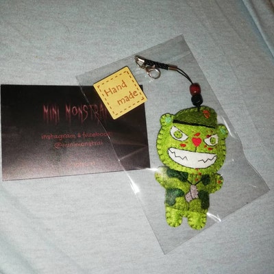 Happy Tree Friends Horror Cartoon Keychain Set Creepy Cute Plush Horror ...