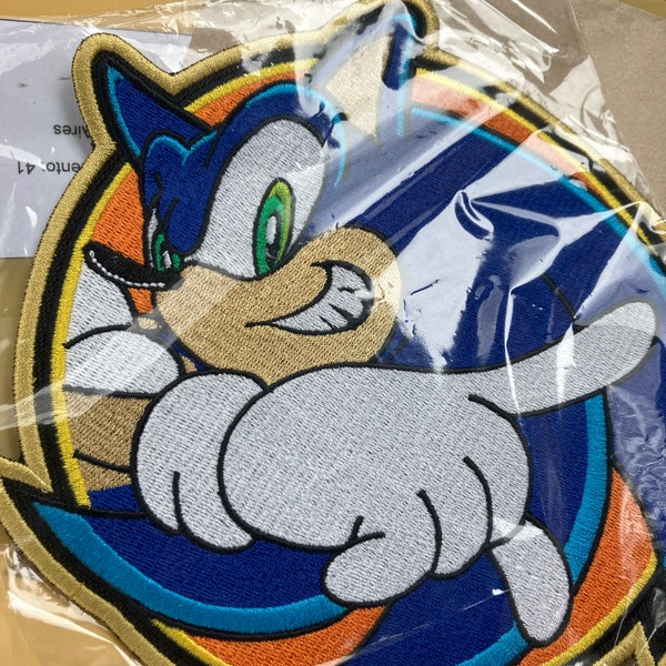 Sonic - Embroidered Patch - Videogame Character - Etsy