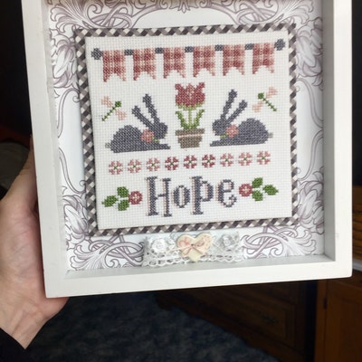 Hope .PDF Cross Stitch Pattern by Cherry Hill Stitchery - Etsy