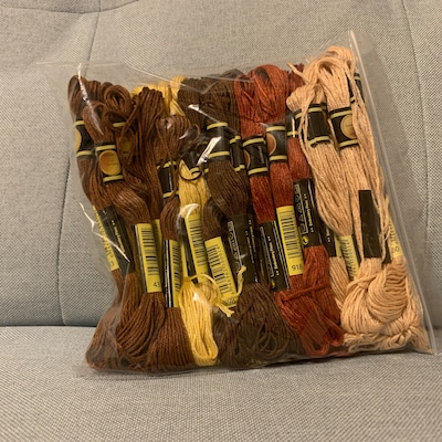 Full Set of 447 Cross Stitch Threads CXC 2 Labels DMC Colours No.s 150 ...